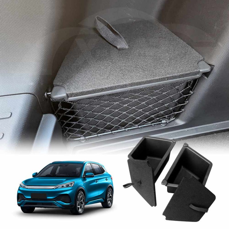 BYD Atto 3 2022-2025 Car Rear Trunk Storage Box Trunk Organizer Side ...