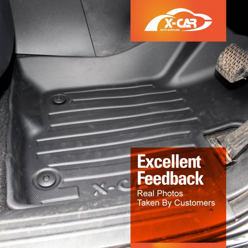 3D Floor Mats Boot Liner Set for Mazda CX-8 CX8 2018-2024 All Weather ...