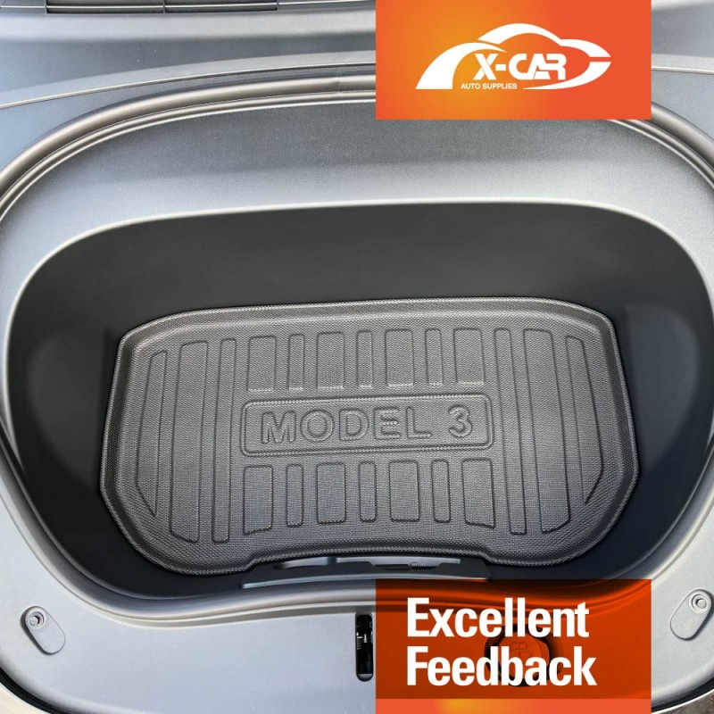 Tesla Model 3 Highland 2023-2025 All-Weather Front Trunk Rear Boot Rear ...