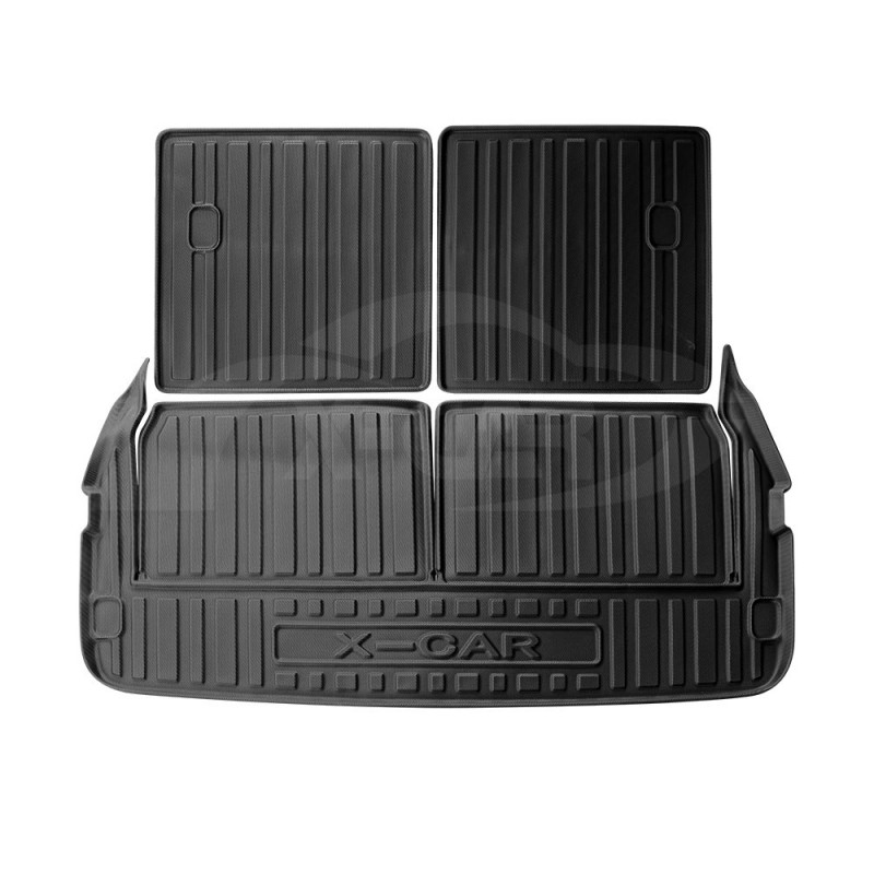 3-Pcs Boot Liner for Toyota Landcruiser 300 LC300 2021-Onwards Heavy ...