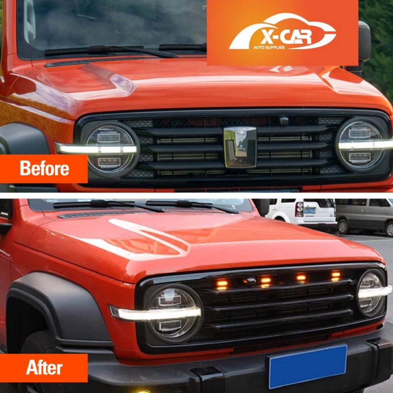 Front Grille LED Lights For GWM Tank 300 Tank300 2023-Onwards Grill ...