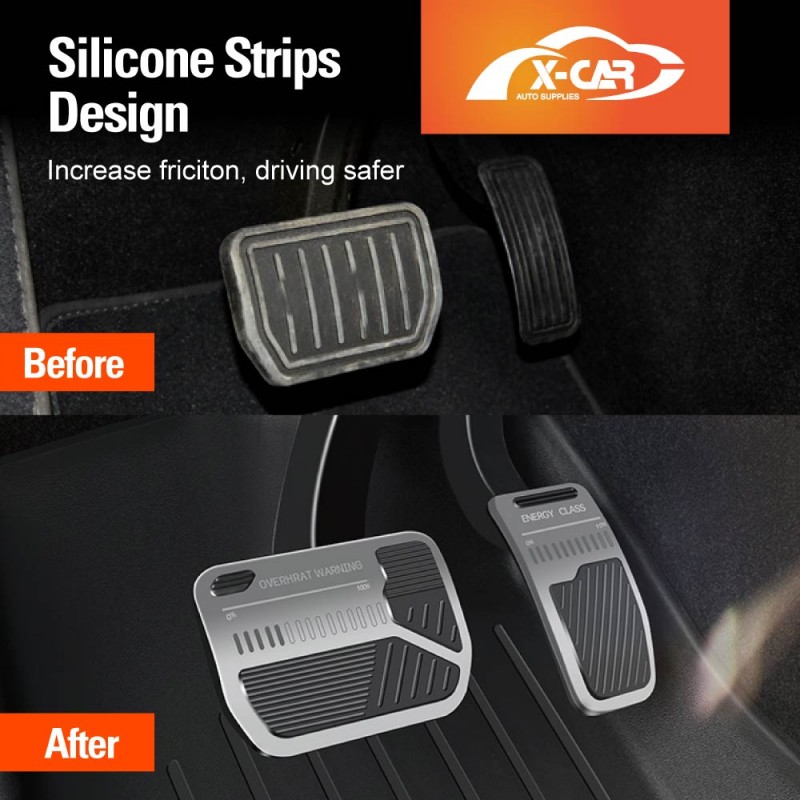 Aluminum Car Pedals SafeGrip Pro Pedals - Model Y / Model 3 - UK Tesla ...