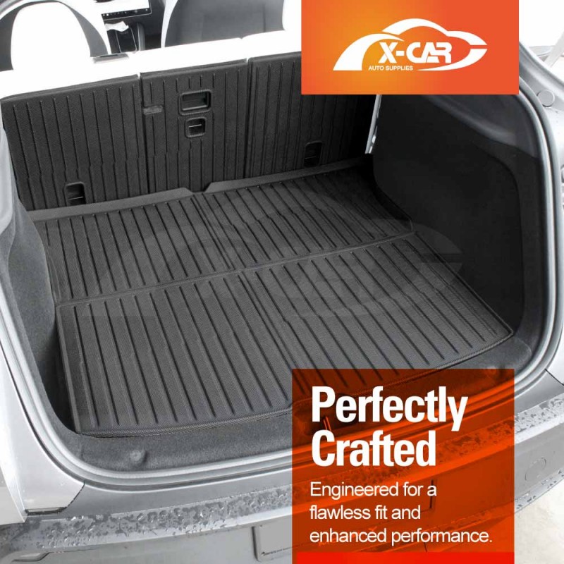 Floor Mats Boot Liners Set for Tesla Model Y Juniper 2025-Onwards All ...