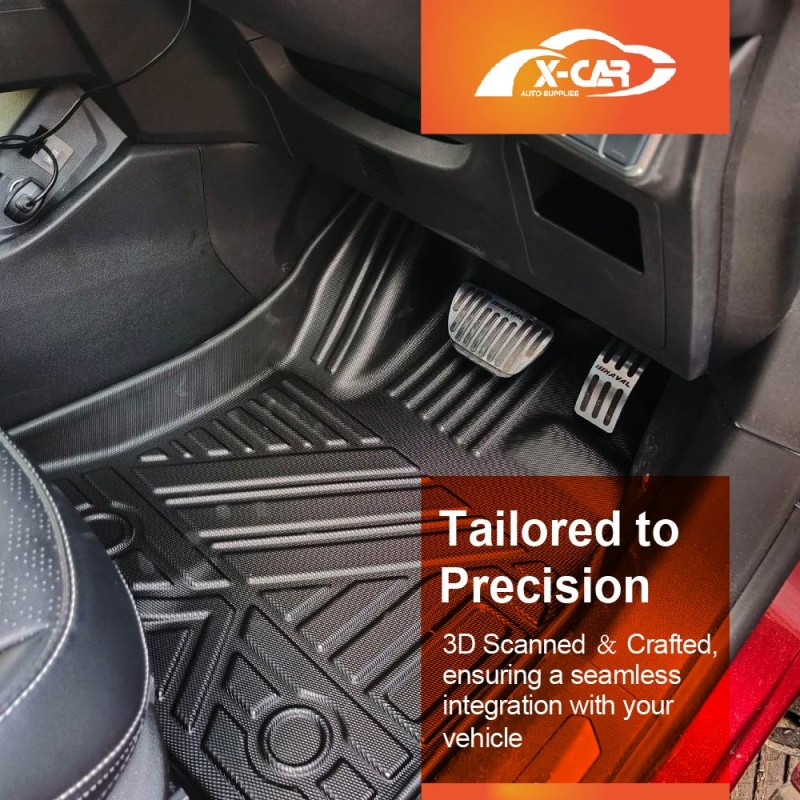 3D Floor Mats Boot Liner for GWM Haval H6/H6 GT 2021-Onwards All ...