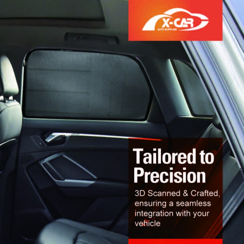 Rear Port Window Sun Shade for Audi Q3 RS Q3 2019-2025 Car Sun Blind Mesh