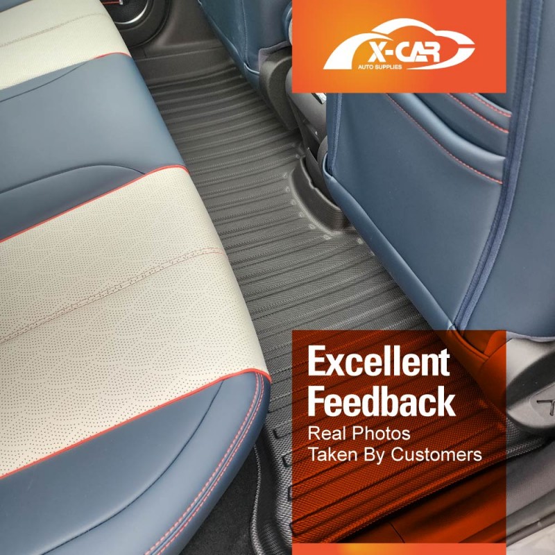3D Floor Mats Boot Liner for BYD Atto 3 Atto3 2022-Onwards All Weather ...