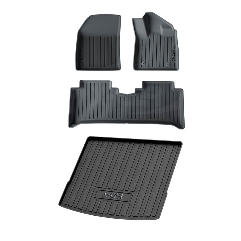 3D Floor Mats Boot Liner for BYD Atto 3 Atto3 2022-Onwards All Weather ...