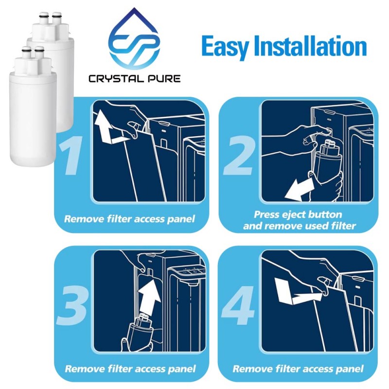 3 Replacement Water Filter Cartridge for Brita Hub Instant Powerful and ...