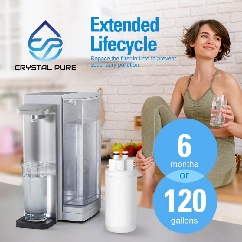 3 Replacement Water Filter Cartridge for Brita Hub Instant Powerful and ...