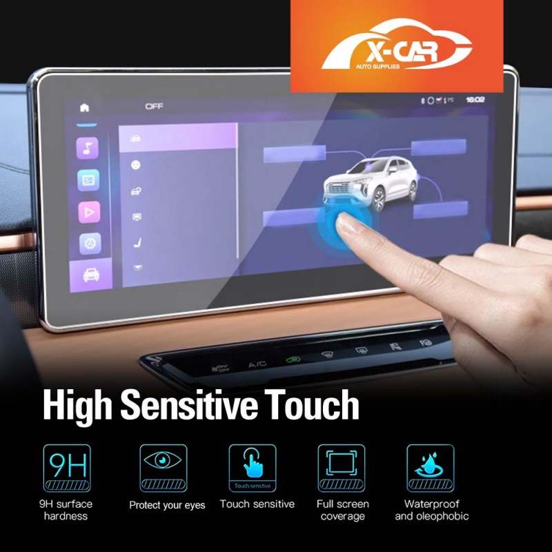 Tempered Glass Screen Protector for GWM Haval Jolion 12.3'' Touchscreen ...