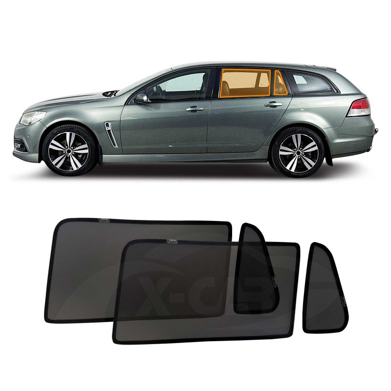 Rear Window Sun Shades for Holden Commodore Wagon VE VF Series 2006 ...