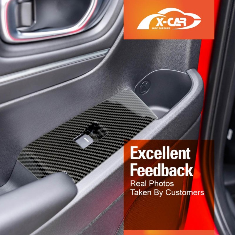 Power Window Control Switch Panel Trim Decor Cover Protector for Honda ...