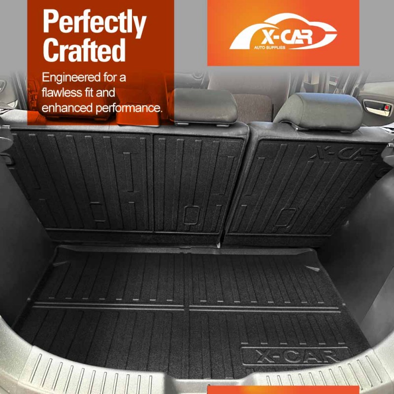 3D Floor Mats Boot Liner Set for Mazda 2 Hatch 2014-Onwards DJ Series ...
