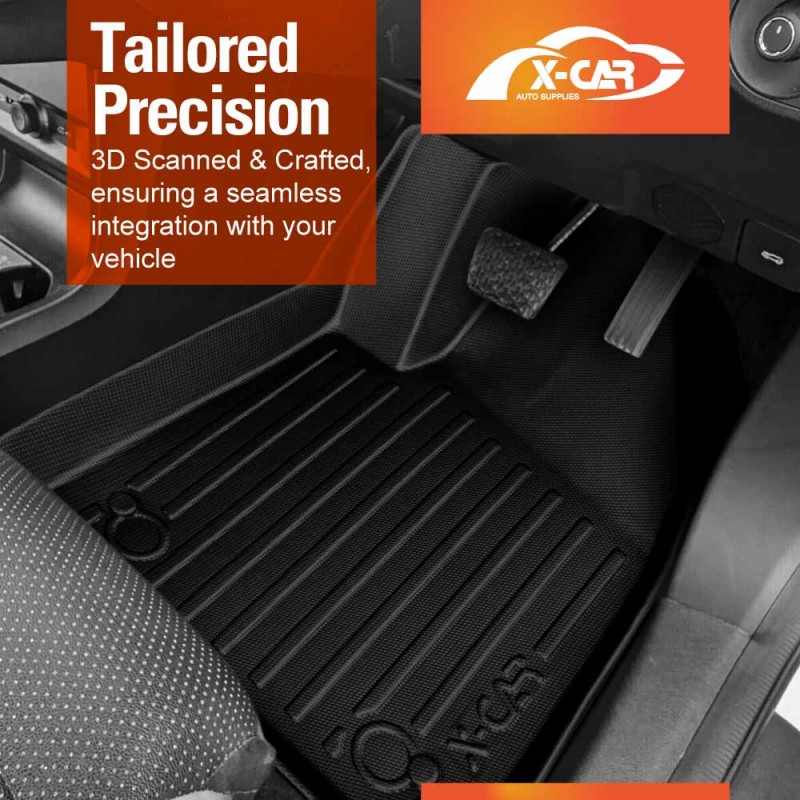 Floor Mats Boot Liner Set for MG MG4 2023-2026 All Weather Heavy Duty ...