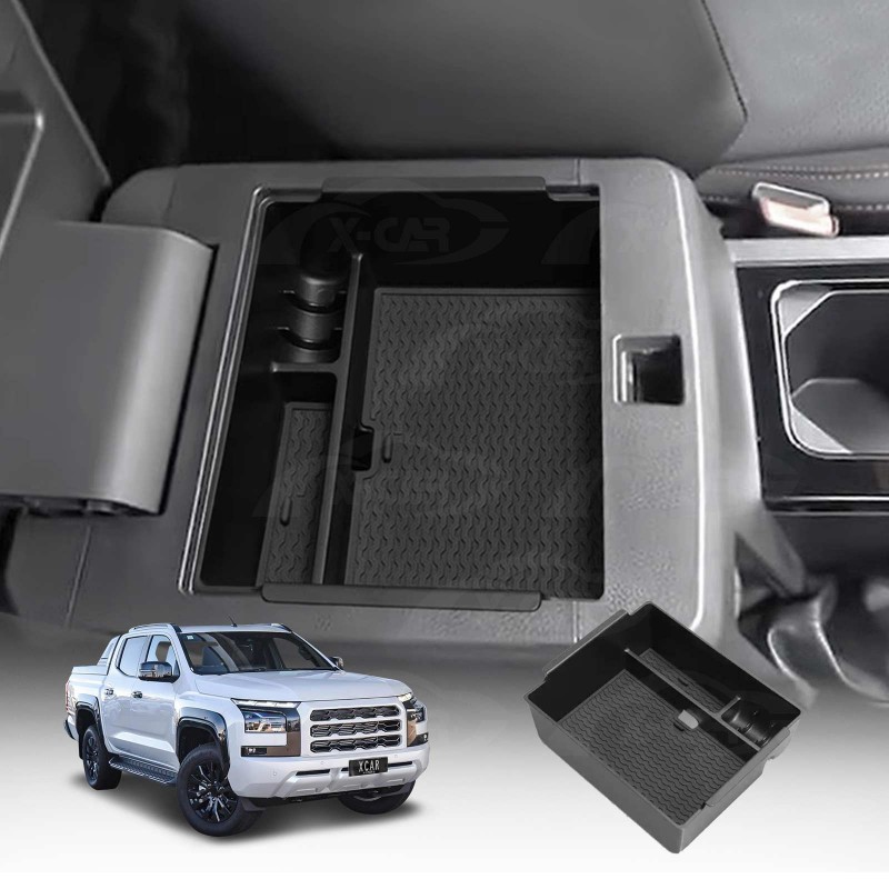 Armrest Organizer Tray for Mitsubishi Triton MV Double Cab 2024-Onwards ...
