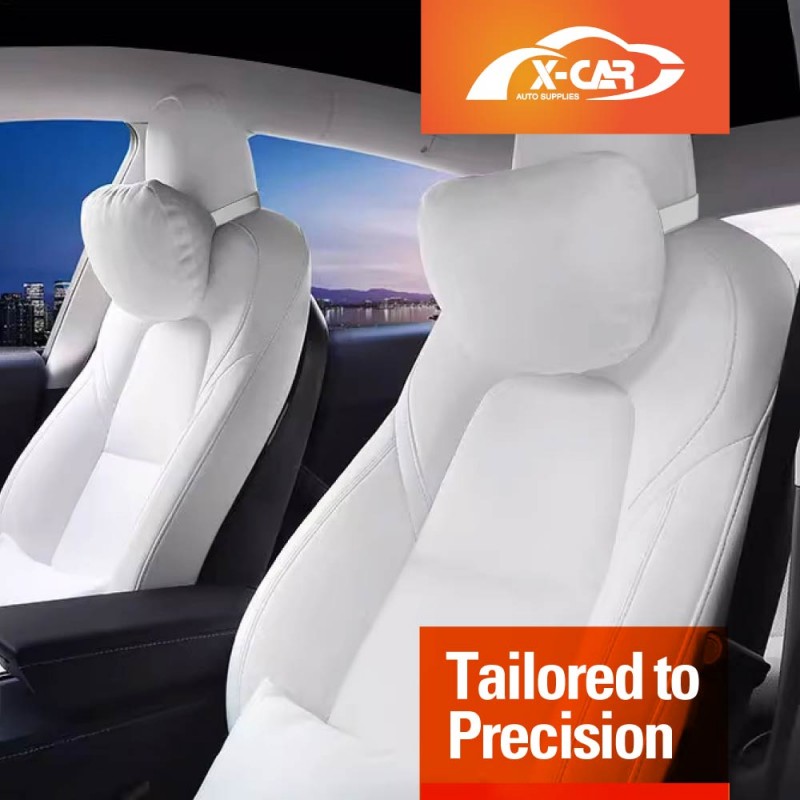 Black Headrest Pillow for Tesla Model Y Juniper 2025-Onwards Car Seat ...