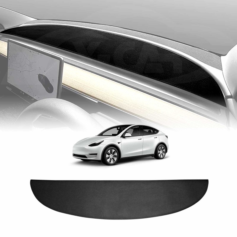 Luxury 3D Dash Mat Pad Cover Non-Slip for Tesla Model Y 2022-2025 ...