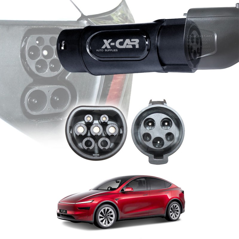 Tesla Model Y Juniper Charging Adapter Type 1 to Type 2 Connector SAE J ...