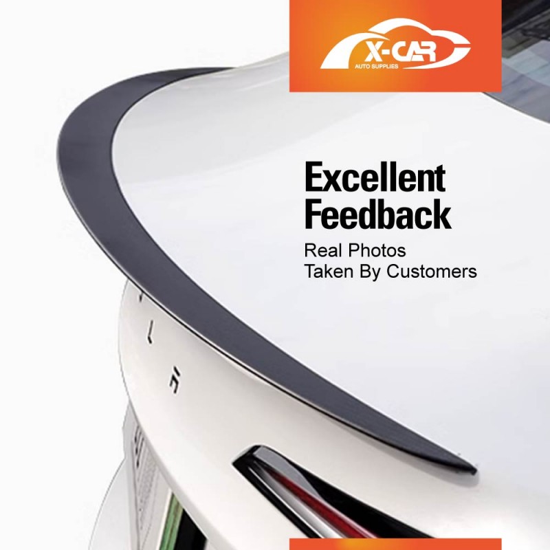 Carbon Fiber Style Spoiler for Tesla Model 3 Highland 2023-2025 Rear ...