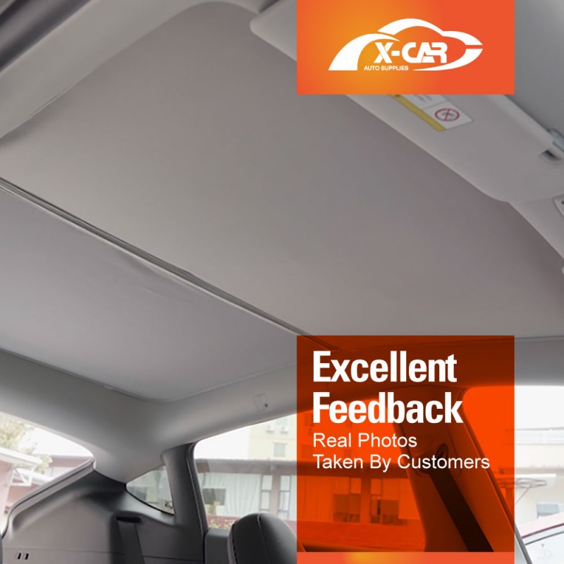 Tesla Model 3 Highland Glass Roof Sunroof Mesh 2023-Onwards Sun Blind ...