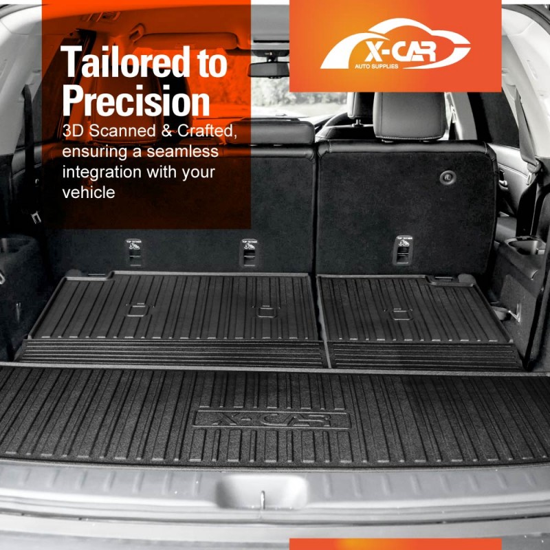 Boot Liners for Nissan Pathfinder R53 2022-Onwards All Weather Heavy ...