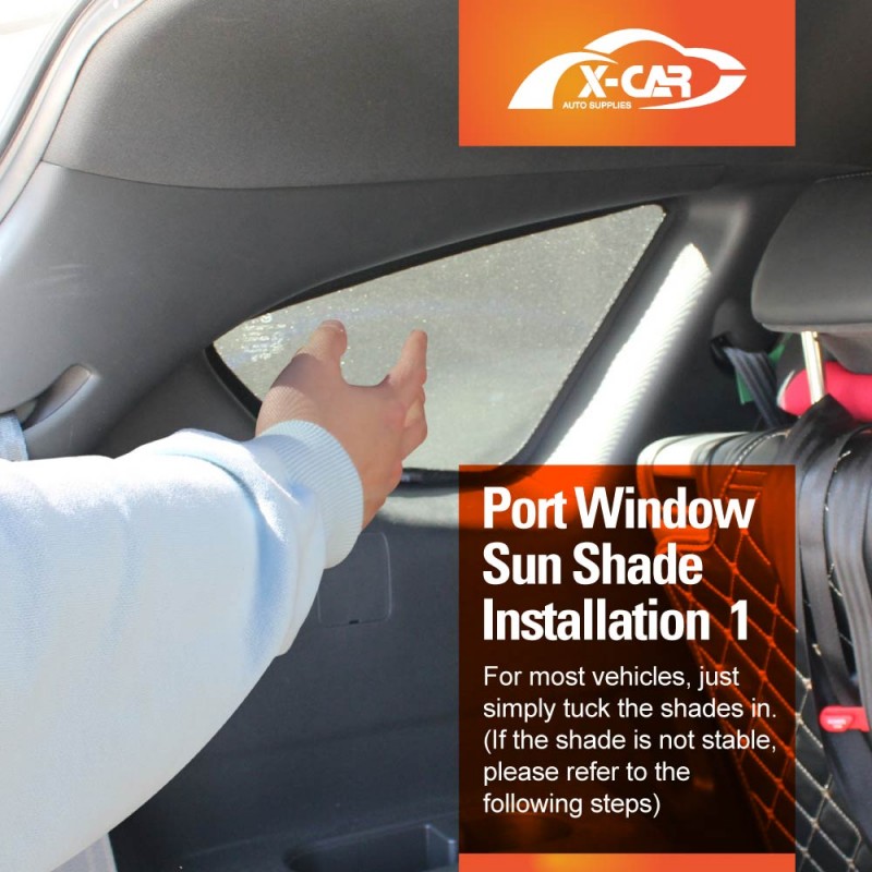 Port Window Sun Shade for Subaru XV/Impreza Hatchback 2017-2023 Car Sun ...