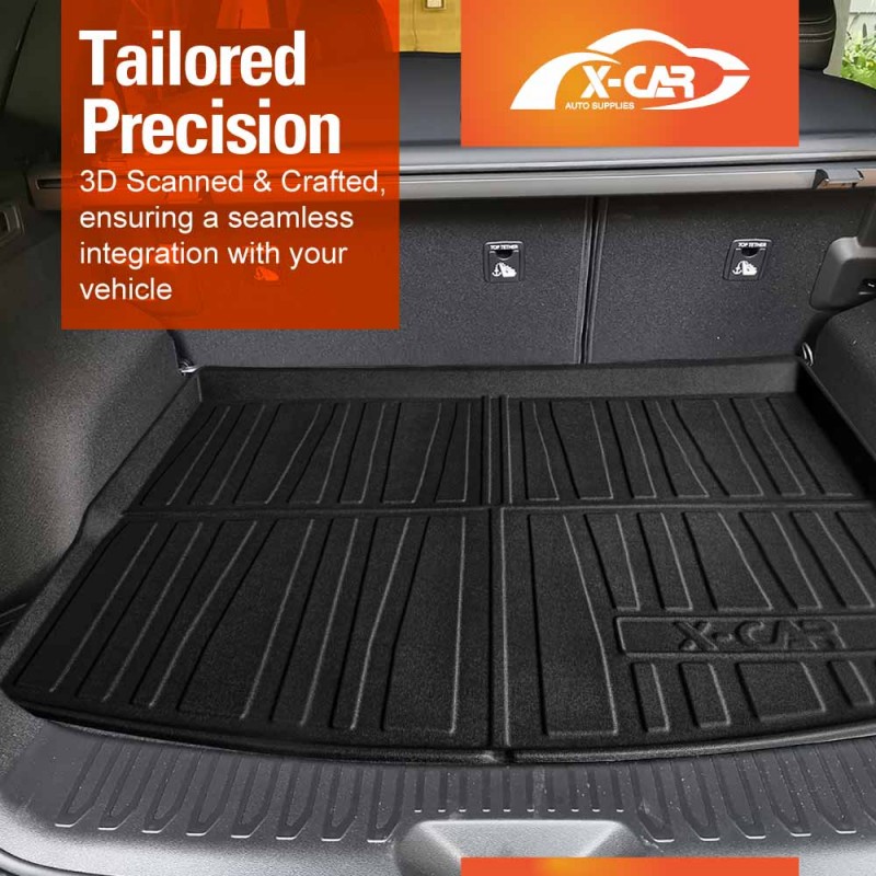 Boot Liner Set for Renault Koleos 2016-Onwards All Weather Heavy Duty ...