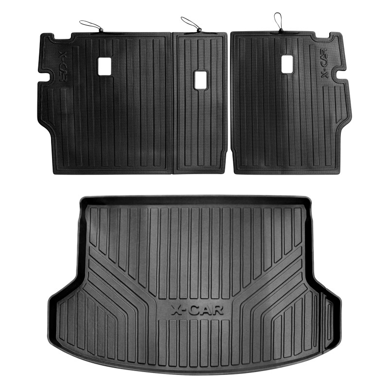 Boot Liner Back Seat Protector Combo for Kia Seltos 2019-2022 Heavy ...