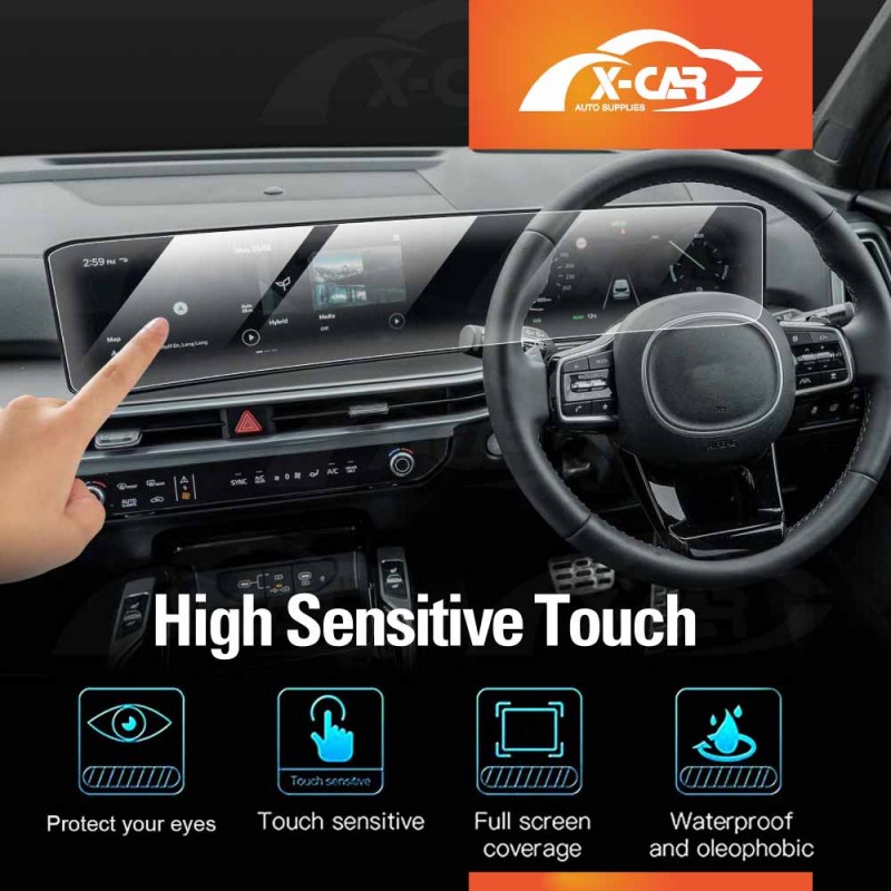 Screen Protector for Kia Sorento MQ4 Series 2023-Onwards 12.3-inch ...