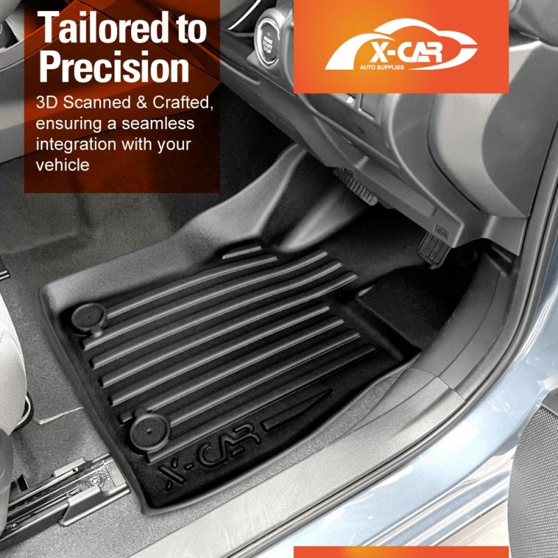 3D Floor Mats Boot Liner for Subaru Crosstrek 2023-Onwards All Weather ...