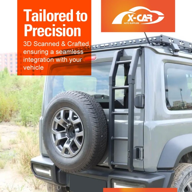 Rear Ladder for Suzuki Jimny 3-Door 2018-Onwards Protective Frame ...