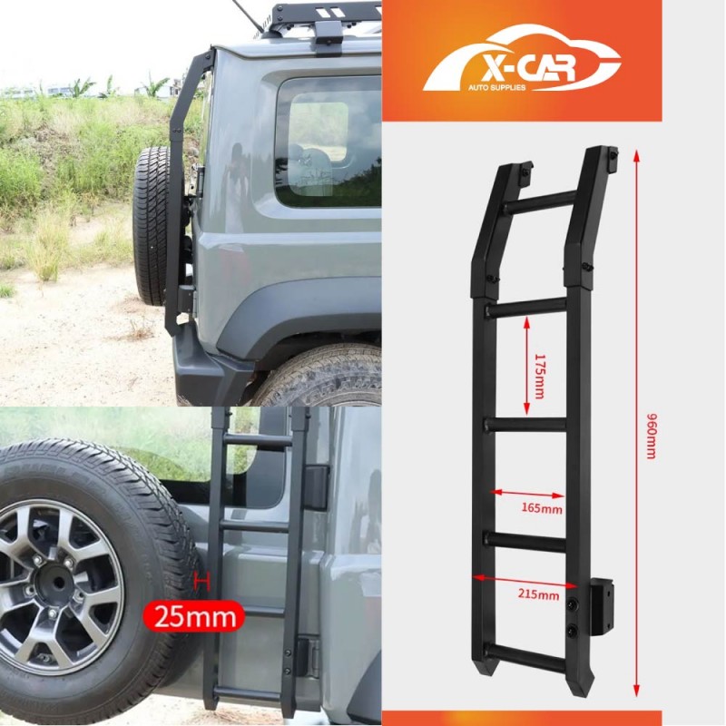 Rear Ladder for Suzuki Jimny XL 5-Door 2023-Onwards Protective Frame ...