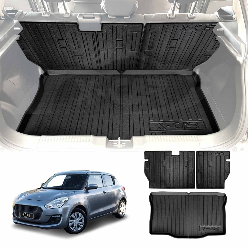 Boot Liner Kick Mats Set for Suzuki Swift 3rd Gen 2017-2024 3D All ...