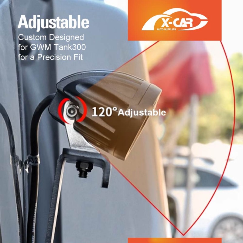 Tailgate Spare Tire High-Mounted Light for GWM Tank 300 2023-Onwards ...