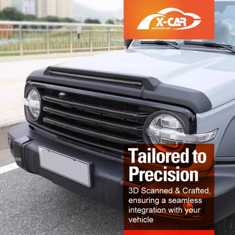 Bonnet Protector With LED light for GWM Tank 300 Tank300 2023-2025 Hood ...