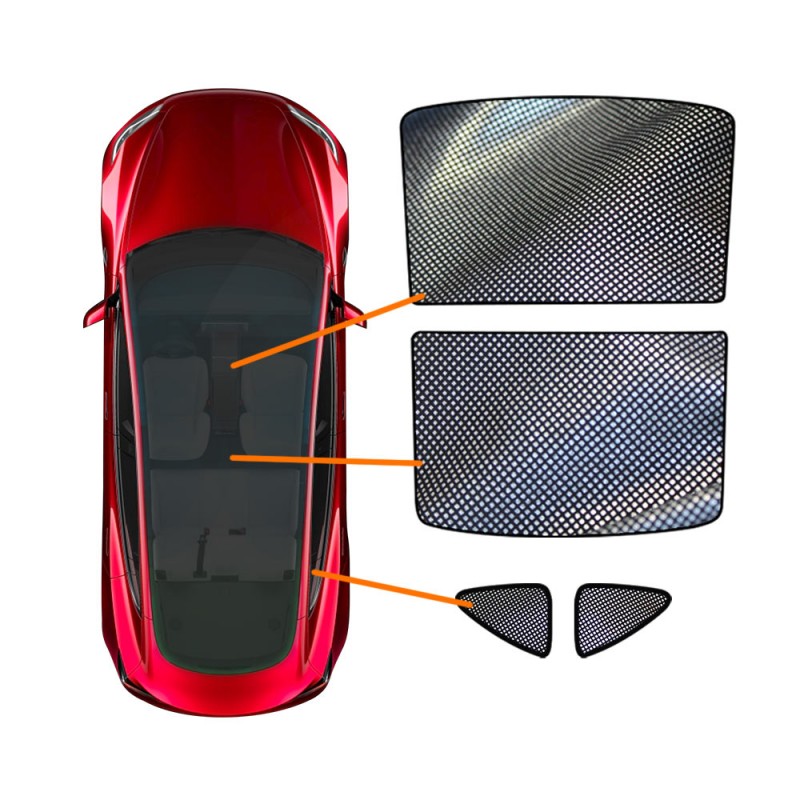 Tesla Model 3 Highland Glass Roof Sunroof Mesh 2023-Onwards Sun Blind ...