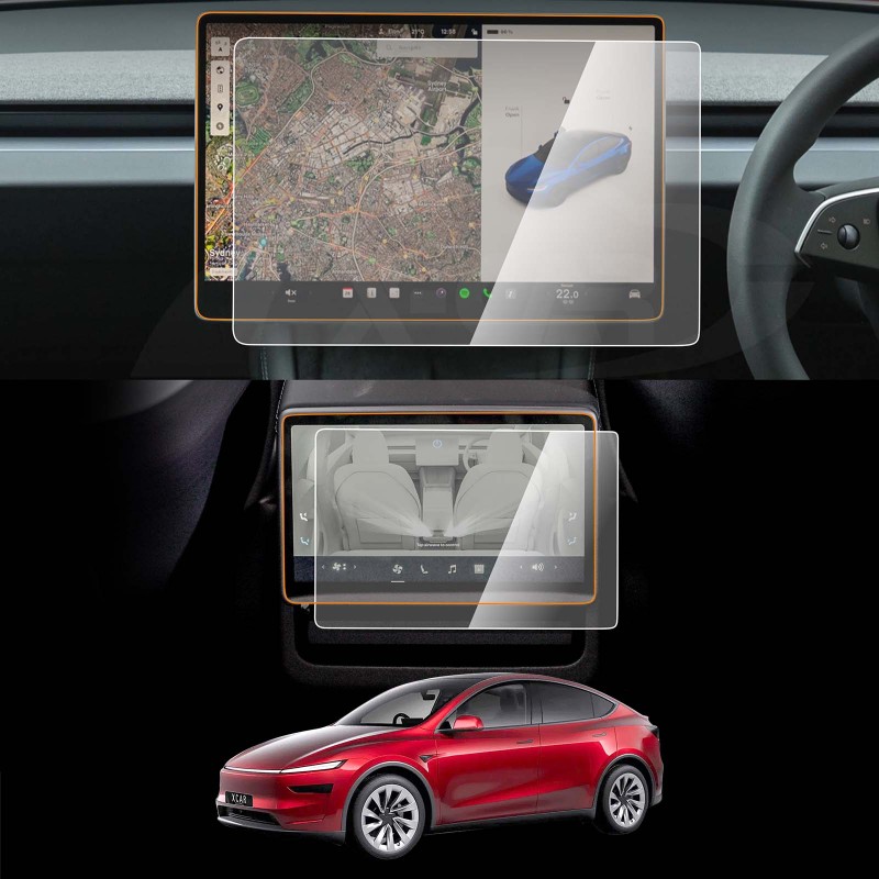 Tempered Glass Dash Center Console 15.4 inch Screen Protector for Tesla ...
