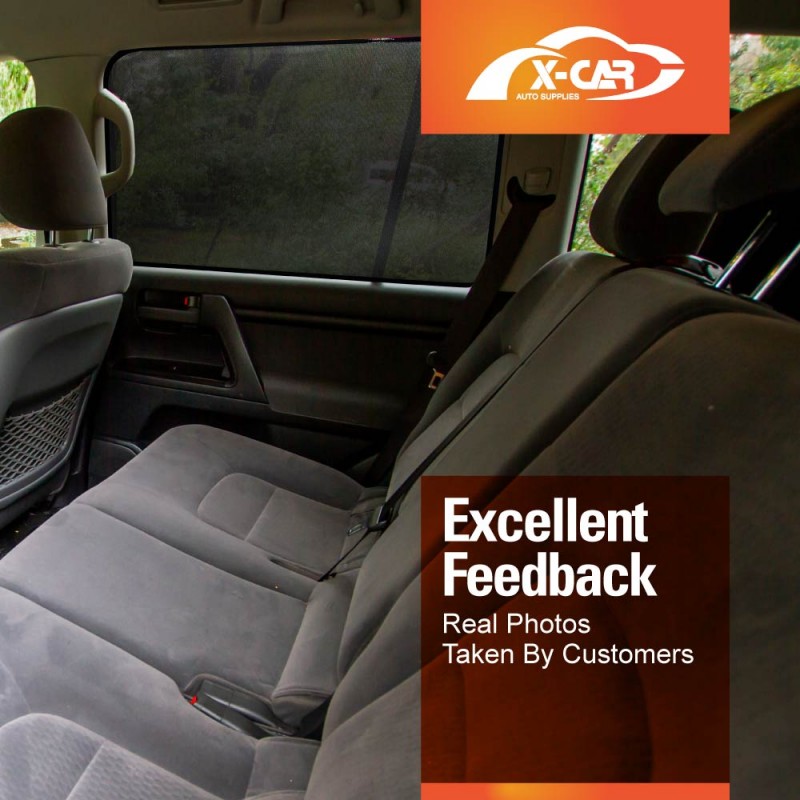 Window Sun Shades for Toyota LandCruiser 2007-2021 Car Custom Rear ...