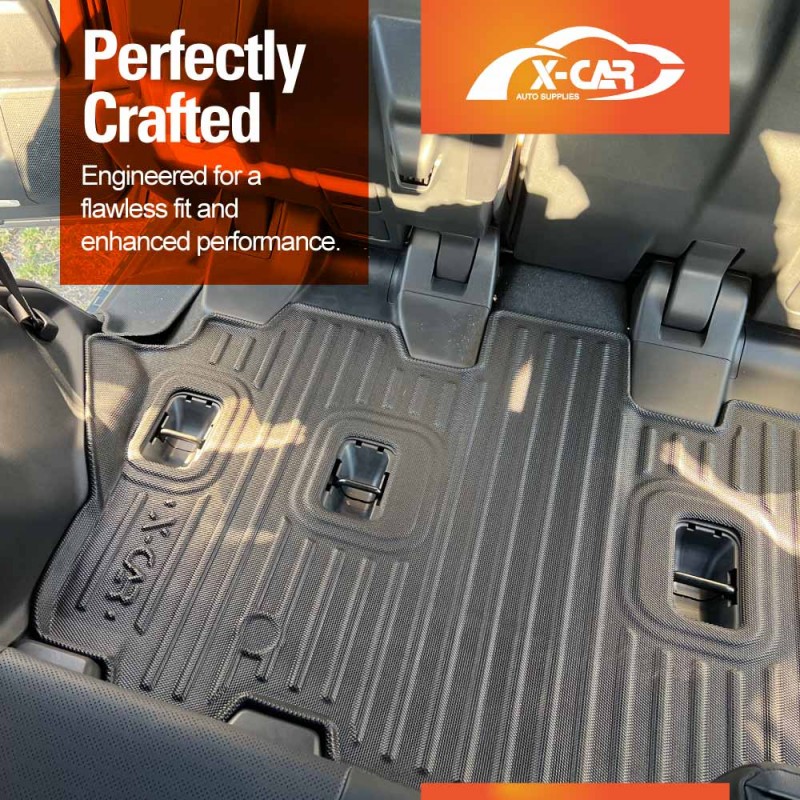 Floor Mats Boot Liner Set for Toyota Prado 250 Series 7-Seater 2024 ...