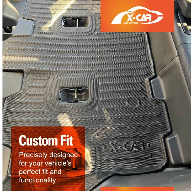 Floor Mats Boot Liner Set for Toyota Prado 250 Series 7-Seater 2024 ...