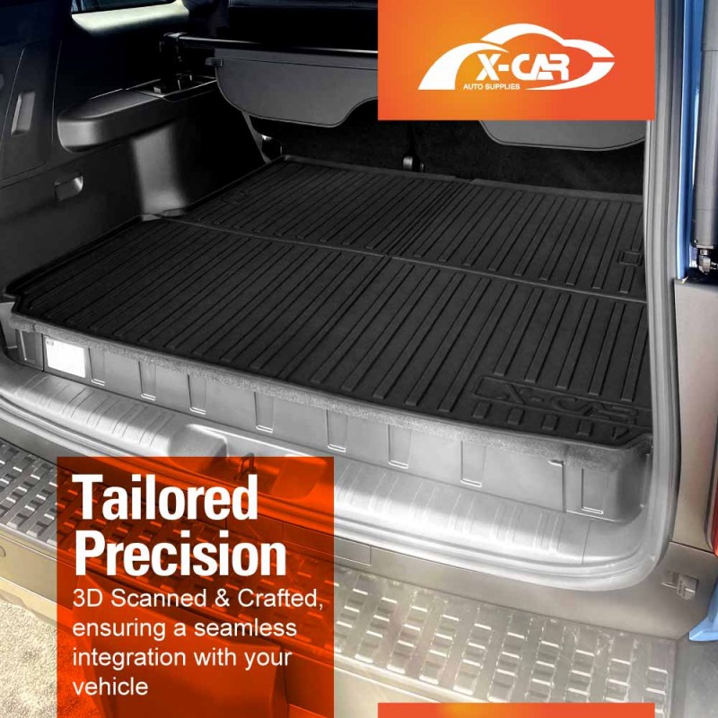 3D Floor Mats Boot Liner for Toyota Prado 250 Series 5-Seater 2024 ...