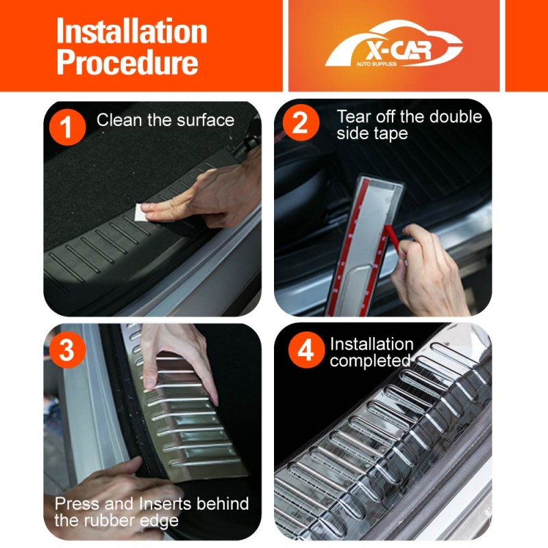 Rear Bumper Guard for Toyota Yaris Cross 2020-2025 Boot Trunk Panel ...