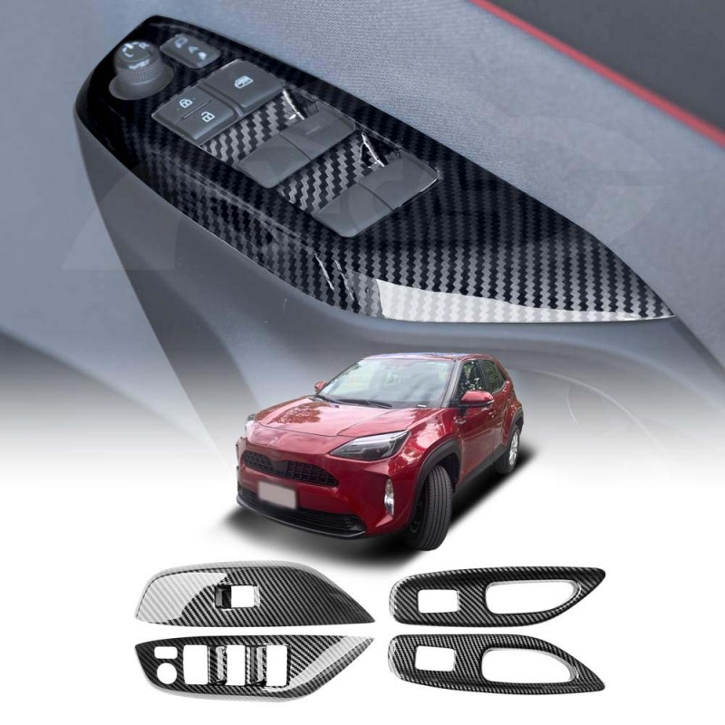 Power Window Control Switch Panel Trim Decor Cover Protector for Toyota ...