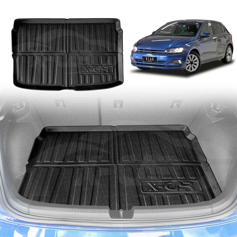 Boot Liner for Volkswagen Polo MK6 Hatch 2018-Onwards Heavy Duty Cargo ...