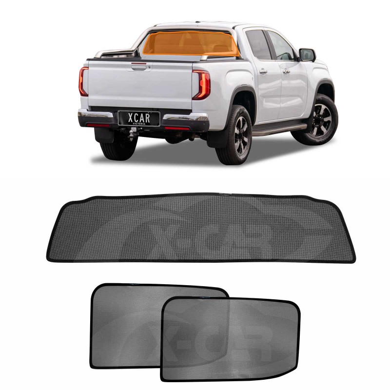 Window Sun Shades for Volkswagen Amarok NF Series 2023-Onwards Dual Cab ...