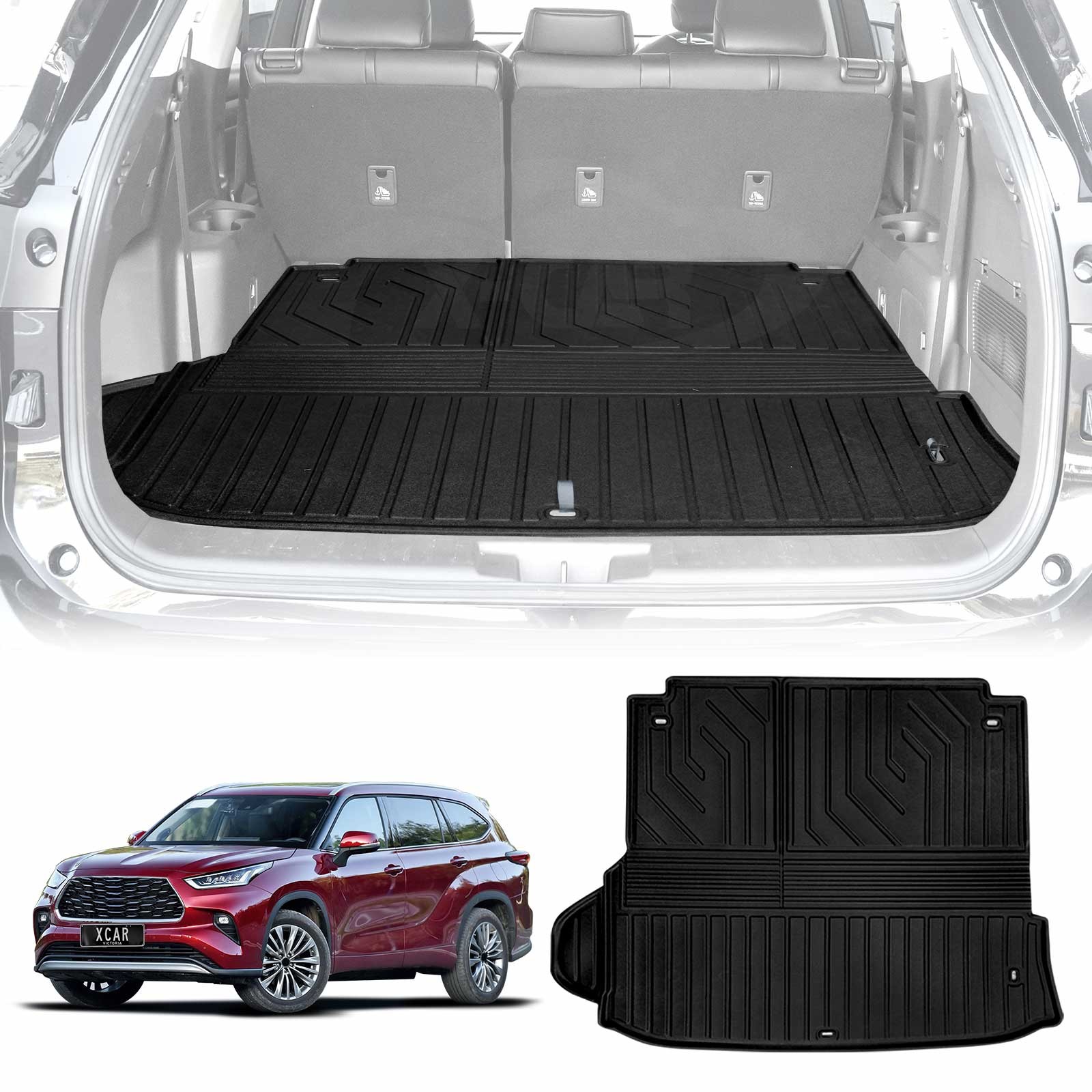 Boot Liner for Toyota Kluger 2021-Onwards Heavy Duty Cargo Trunk Cover ...
