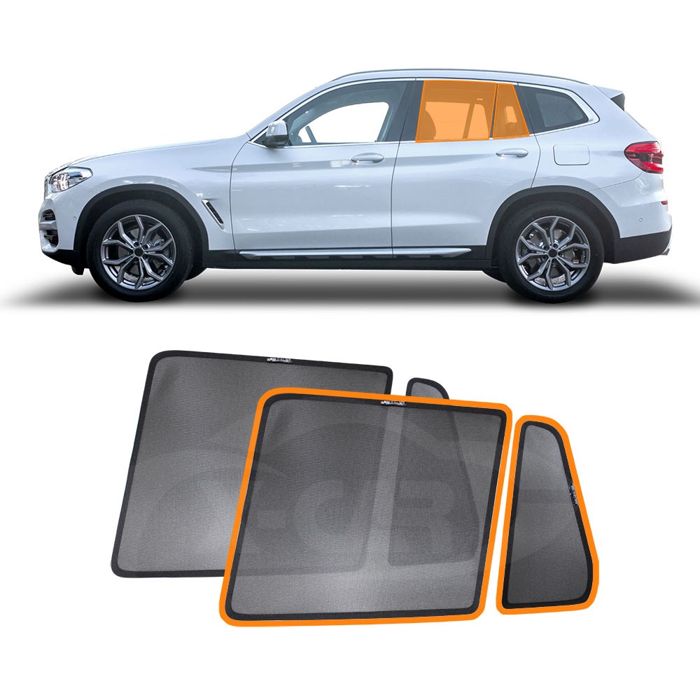Rear Window Sun Shade for BMW X3 M F97 2017-2024 Car Sun Blind Mesh ...