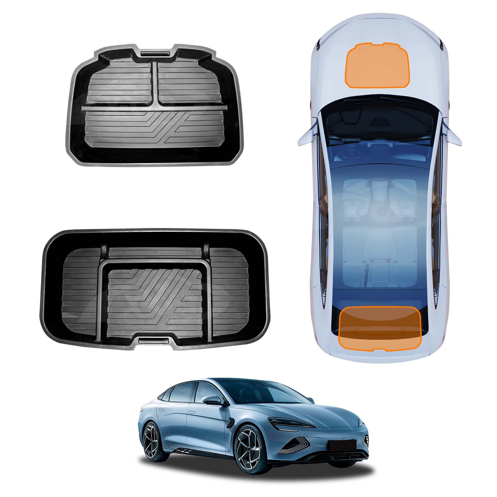 BYD Seal 2023-2025 Front Trunk Toolbox Luggage Tray Organizer Storage ...