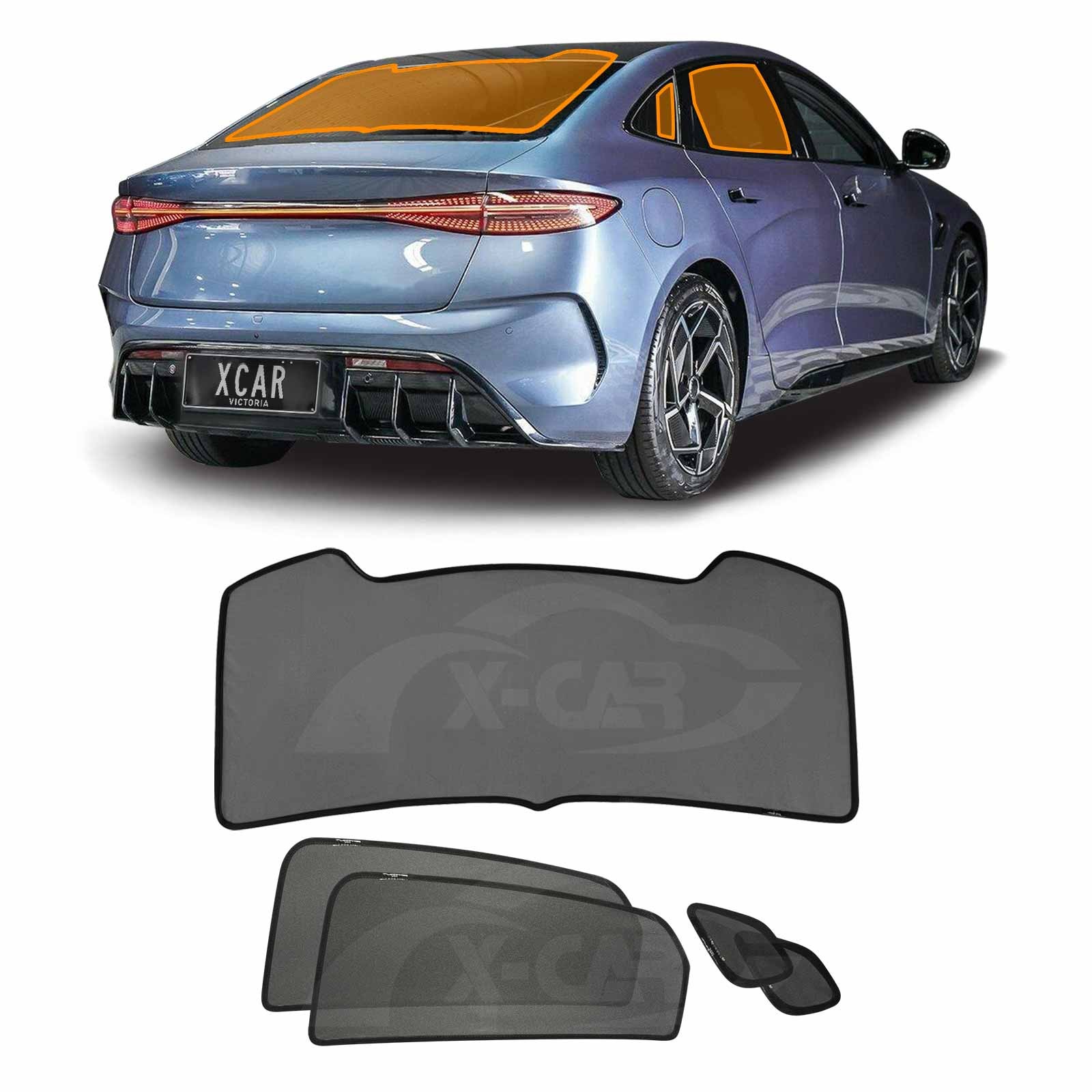 Window Sun Shades for BYD Seal 2023-Onwards Car UV Protection Custom ...