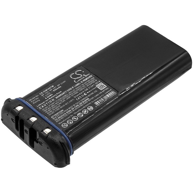 Replacement Battery for Icom IC-M34 Handheld VHF Radio
